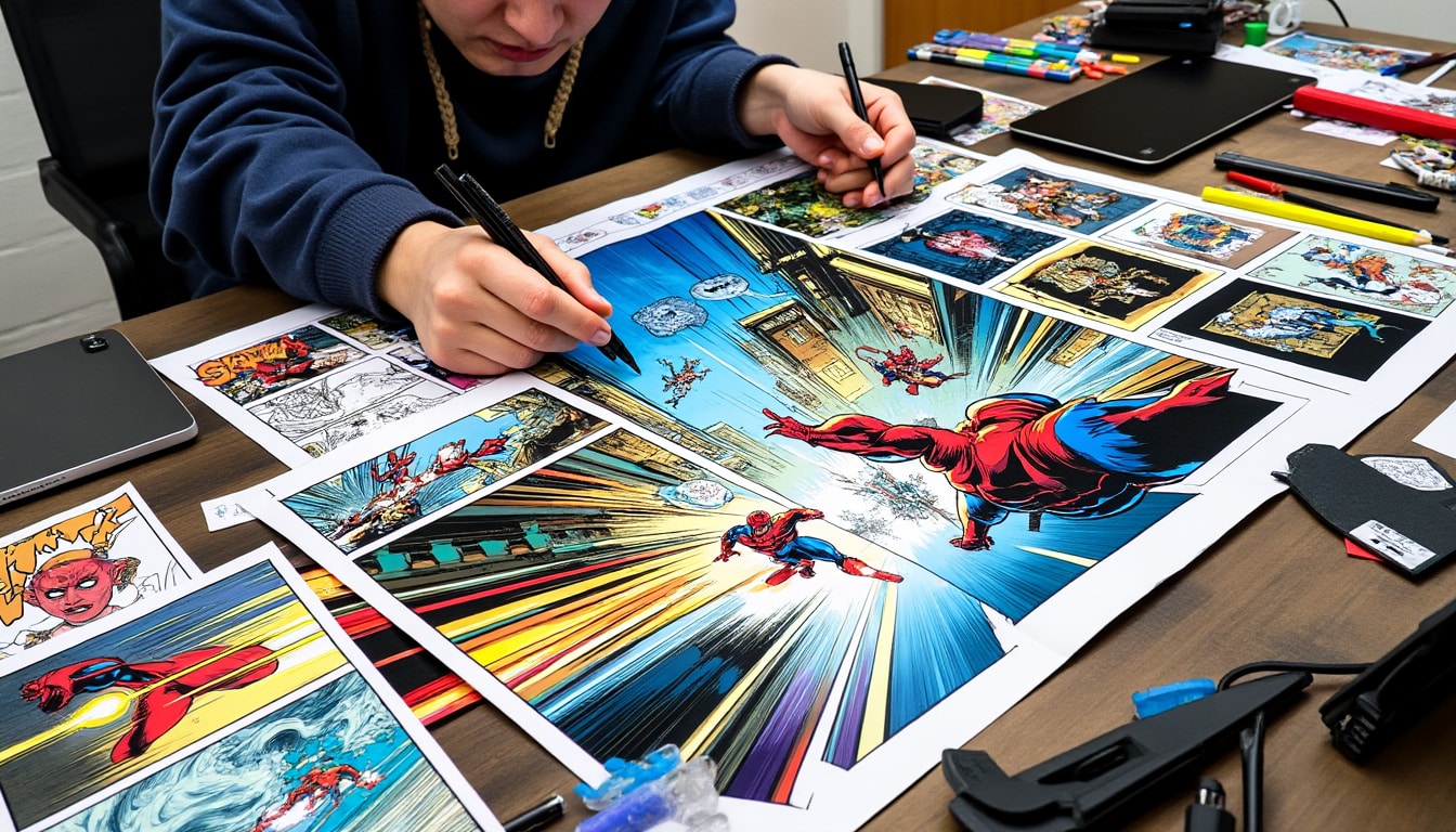 Techniques pour maîtriser le rythme d'une bande dessinée captivante